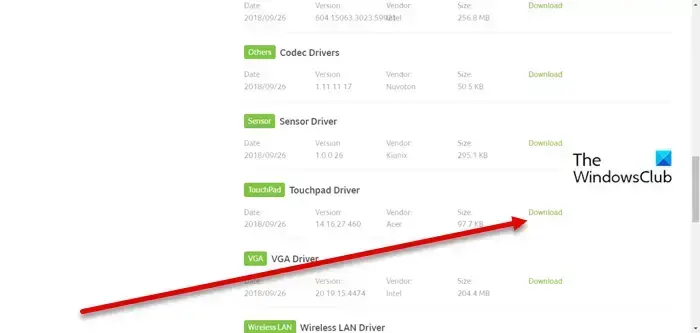 Acer ノートパソコンのタッチパッドが機能しない (修正): keo7mdotco