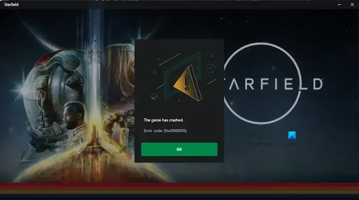 Sửa mã lỗi 0xc0000005 Starfield: keo7mdotco