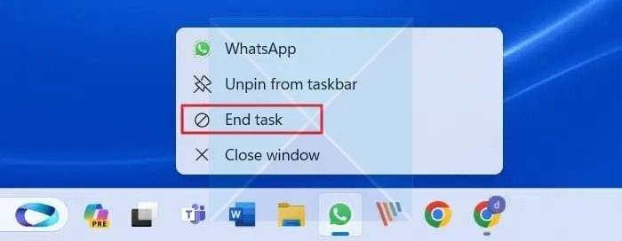 Cách hiển thị End Task trong Menu ngữ cảnh trên thanh tác vụ của Windows 11: keo7mdotco