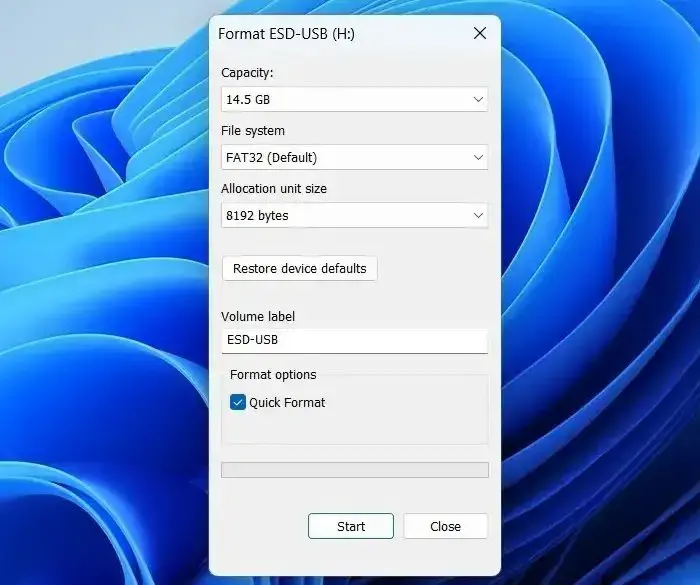 Windows 11/10 で起動可能な USB が検出されない: keo7mdotco